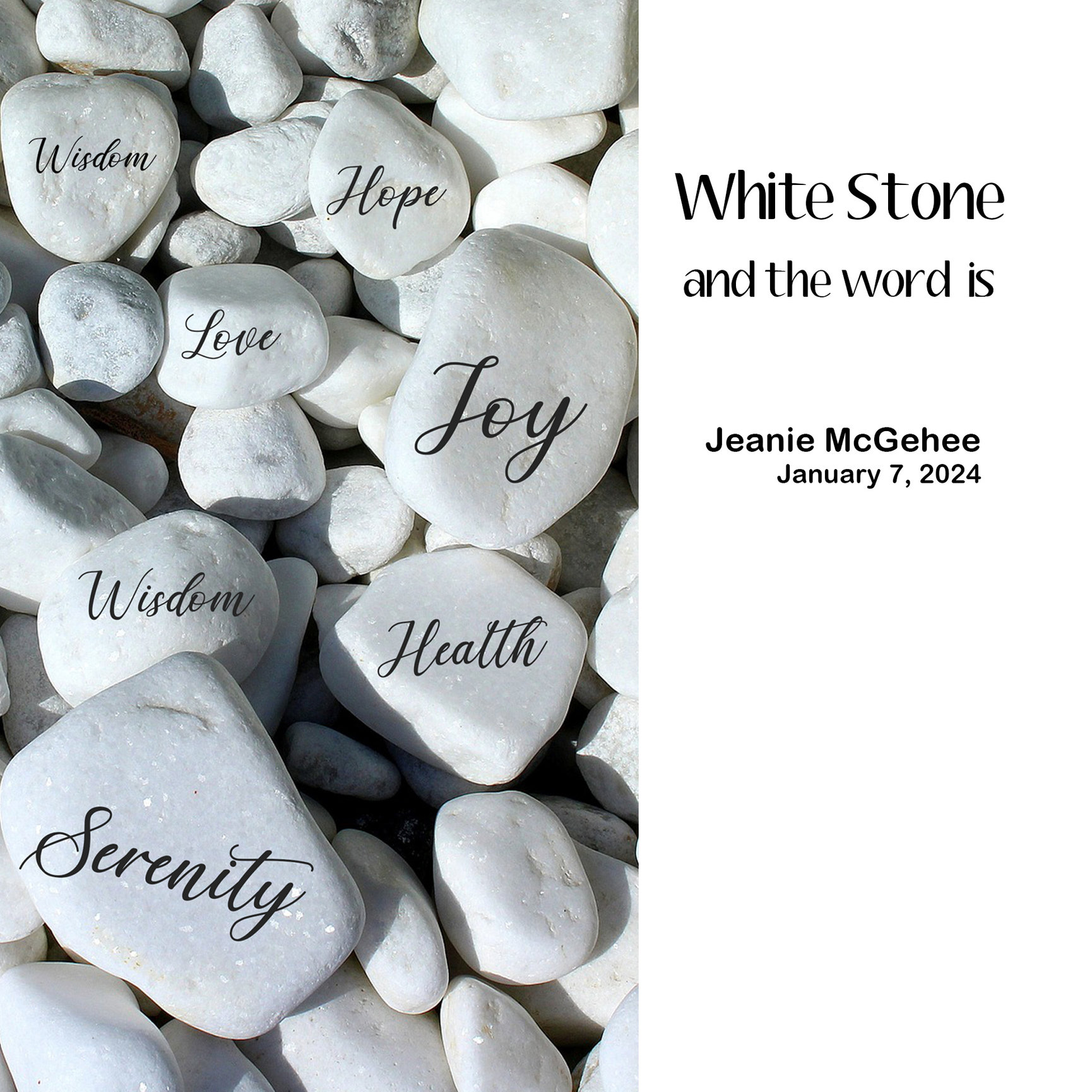 White Stone - And the Word Is - Unity Church